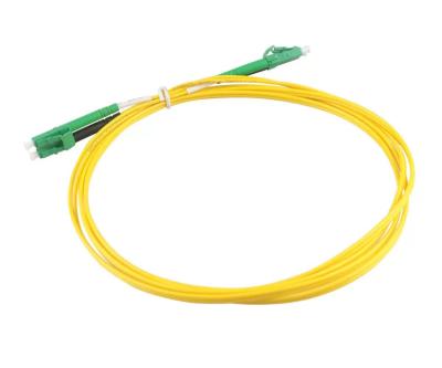 China 9/125 SM Duplex 3.0mm Fiber Patch Cords Lc Apc To Lc Apc for sale