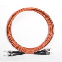 China ST ST 3m 3.0mm Fiber Optic Patch Cords Orange UPC MultiMode for sale