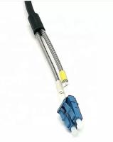 China 3.0mm Optical Armored Patch Cord G657B3 Duplex Single Mode for sale
