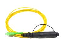 China G657A1 H Connector SC APC SM Fiber Optic Patch Cords 4.6mm for sale