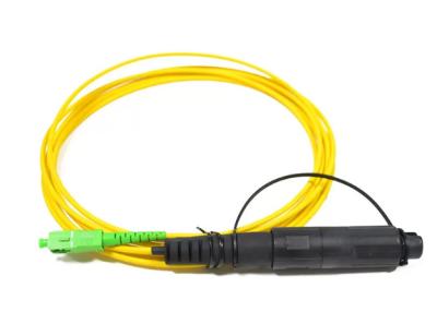 China G657A1 H Connector SC APC SM Fiber Optic Patch Cords 4.6mm for sale