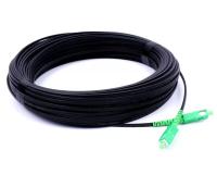 China 100m G657A One Core FTTH SM SX Optical Fiber Patch Cord for sale