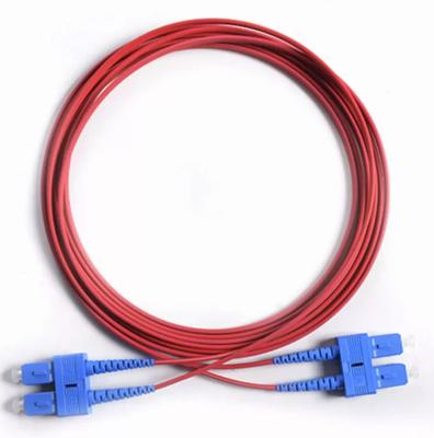 China Duplex Singlemode 2m 3m 1550nm Fiber Optic Patch Cords for sale