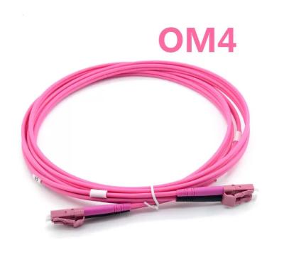 China LC Upc To LC Upc Multimode OM4 3.0mm Fiber Optic Patch Cords for sale