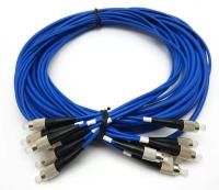 China 1550nm Simplex FC 2.0MM Multimode Armored Patch Cord for sale