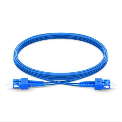 China SC/UPC G652D Single Mode LSZH 2.0mm Fiber Optic Patch Cords for sale