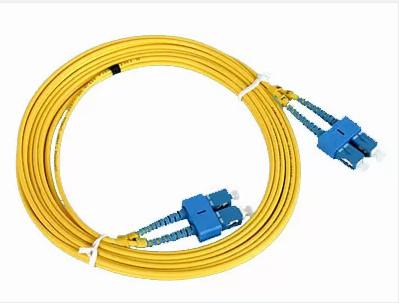 China Duplex 9/125 Singlemode Yellow 3m 5m Fiber Patch Cables for sale