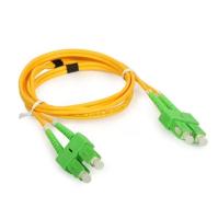 China FTTH SM Simplex SC APC 2.0mm 3m Fiber Optic Patch Cords for sale