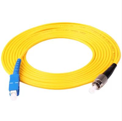 China SC UPC To FC UPC Simplex LSZH Fiber Optic Patch Cords for sale