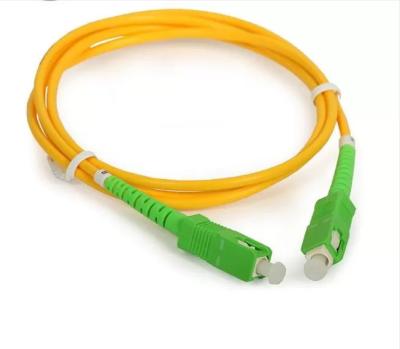China SIMPLEX 9 / 125um Fiber Optic Patch Cords 1m Single Mode for sale