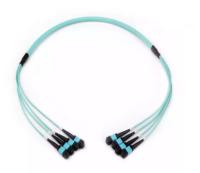 China Single Mode Multimode Optic MPO Trunk Cables 8 Fiber Core for sale