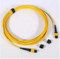 China 8/12 /24/48 Cores OM3 OM4 LSZH MPO MTP Fiber Optic Patch Cable for sale