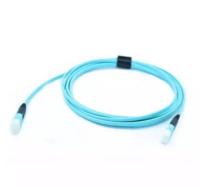 China 12/24 CORES MPO/MPO OM3 MM Optical Fiber Patchcord Fiber Jumper FTTH patch cord for sale