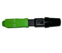 China SC Quick Assembly Fiber Optics Connector SM/MM Green / Beige / Blue for sale