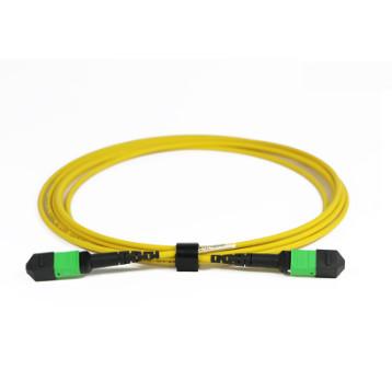 China 8 / 12 / 24 Fiber MPO Fiber Optic Cable With LSZH Jacket for sale