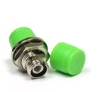 China Single D Type FC APC / UPC Fiber Optic Adapter Green Or Red Color for sale