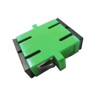 China Low Insertion Loss SC / APC SM DX Fiber Optic Cable Adapter With Flange for sale