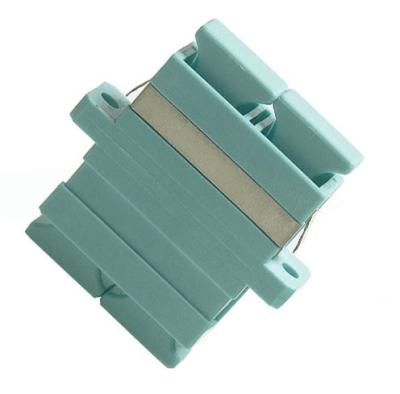 China ISO9001:2008 Duplex or Simplex Stability OM3 SC Upc with Ceramic Bronze Sleeve Fiber Optic Couplers for sale