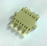 China Quadruple Type Lc Upc  Multi Mode Fiber Optic Coupler Beige Or Aqua for sale