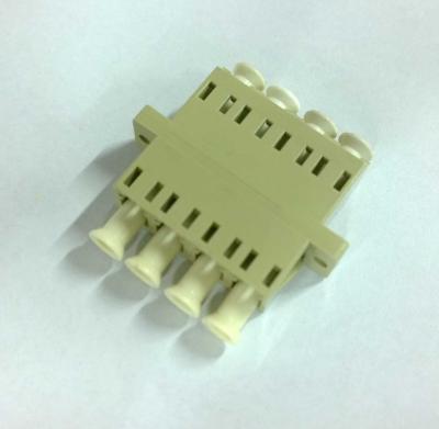 China Quadruple Type Lc Upc  Multi Mode Fiber Optic Coupler Beige Or Aqua for sale