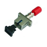 China SC / PC - ST / PC Hybrid Fiber Optic Adapter Zinc Alloy Material for sale