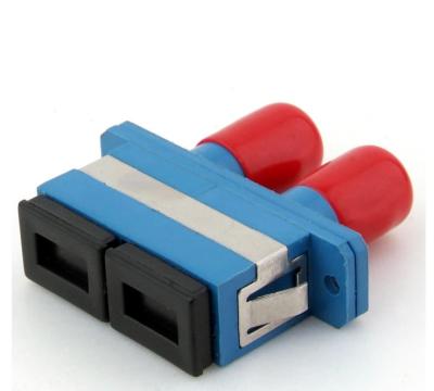 China SC / PC ST / PC Duplex Fiber Optic Adapter For FTTH Network / LAN for sale