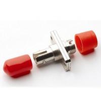 China ISO9001:2008 Red Hat ST To FC Hybrid Fiber Optic Adaptors Rohs High Intensity And Stability for sale