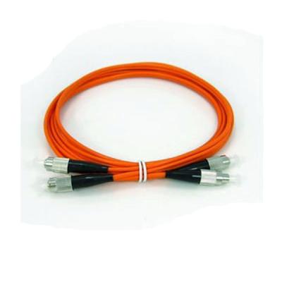 China FC / UPC To FC / UPC Multimode Fiber Patch Cable OFNP orange Out Jacket for sale