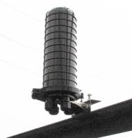 China Black Water Proof Fiber Optic Splice Closure Dome Type Fiber Splice Enclosure for sale