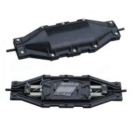 China 12-288 fibers Waterproof  plastic  in-line fiber optic splice enclosure for sale