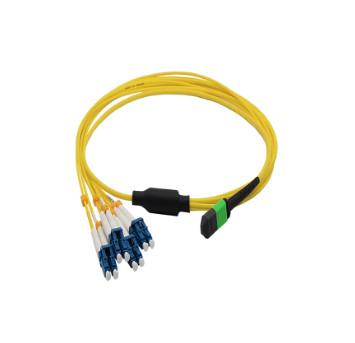China MPO / MTP - LC Fiber Optic Trunk Patch Cord LSZH / PVC for sale