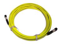 China MPO / MTP 8/12/24 cores UPC/APC/OM3 Yellow/Aqua Fiber Optic Patch Cord for sale