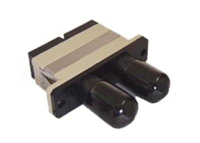 China Insertion loss<0.2dB Black color High Return Loss SC / PC ST / PC MM Fiber Optic Adapter for Active Device Termination for sale