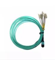 China 8 12 24 core MTP Jumper breakout Cord Optical Fiber 2.0mm MPO to LC Fiber Optic Patch Cable for sale