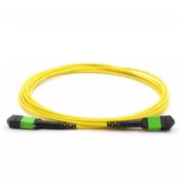China High Quality 12 Fibers Female / Male SM / MM MPO / MTP Fiber Optic Patch Cable for sale
