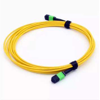 China MTP Om4 MM 8 / 12 Fiber MPO Fiber Optic Patch Cord SENKO Brand for sale