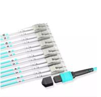China OM3/OM4/OM5 Fiber Breakout Cable SC LC MPO MTP Optical Fiber Patch Cord for sale