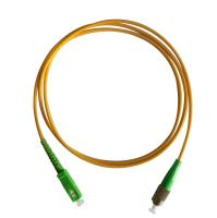 China FC/APC to SC/APC singlemode simplex fiber Optical patch cord 2.0mm 3mtrs for sale
