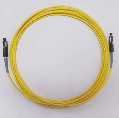 China Fiber Optic Jumper MU/UPC To MU/UPC Singlemode Simplex 2.0mm OFNR Cable for sale