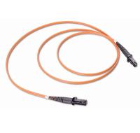 China MTRJ Duplex Fiber Optic Patch Cord Multimode 50/125um , Orange LSZH Out Jacket Cable for sale