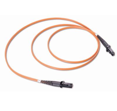 China MTRJ Duplex Fiber Optic Patch Cord Multimode 50/125um , Orange LSZH Out Jacket Cable for sale