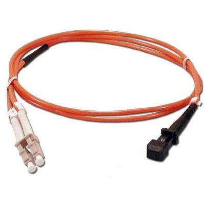 China Customized MTRJ-LC Duplex Hybrid Fiber Optic Patch Cord MM 50/125um for sale
