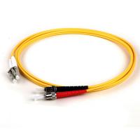 China ST/UPC To LC/UPC SM Duplex Fiber Optic Jumper 2.0mm 3Mtrs PVC Out Jacket for sale