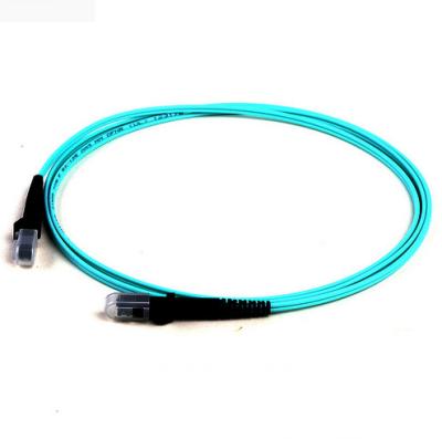 China Aqual Color Fiber Optic Patch Cord Fiber Optic Pigtail MTRJ To MTRJ OM3 50/125 Duplex 2.0mm LSZH for sale