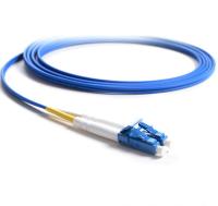 China Armored 10Mtrs LSZH Fiber Optic Patch Cord LC / UPC to LC / UPC SM 2.0mm for sale