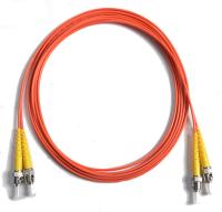 China 62.5/125 Duplex orange Fiber Optic Patch Cord , 5Mtrs PVC cable for sale