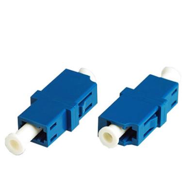 China LC Singlemode Fiber Optic Adapter simplex blue color LC optical adapter for sale