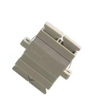 China SC UPC PC optical fiber adapter Multimode beige color RoHS material Ceramic sleeve for sale