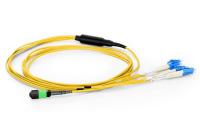 China MPO 12F APC Mtp To LC Mpo Optical Patch Cord for sale