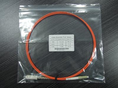 China Customized FC , SC , LC , ST Fiber Optic Patch Cord 1M , 3M , 5M for sale